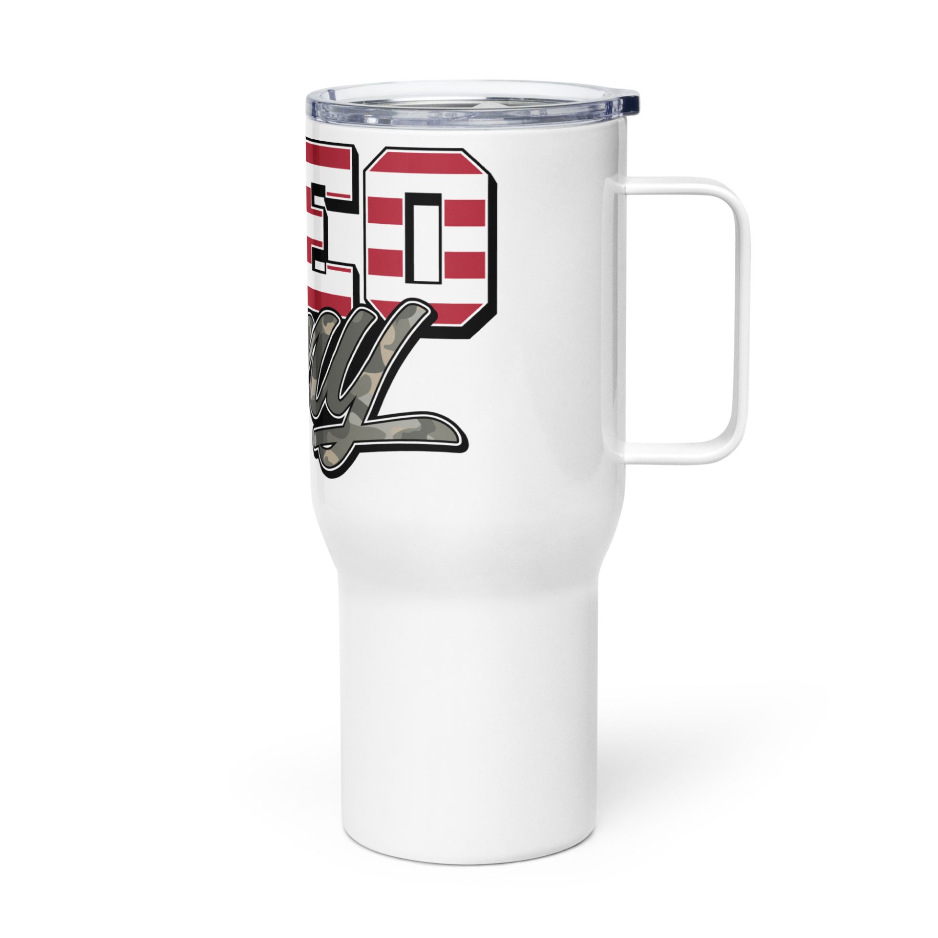 Oreo Army – Travel mug with a handle – TheOreoExpress.com