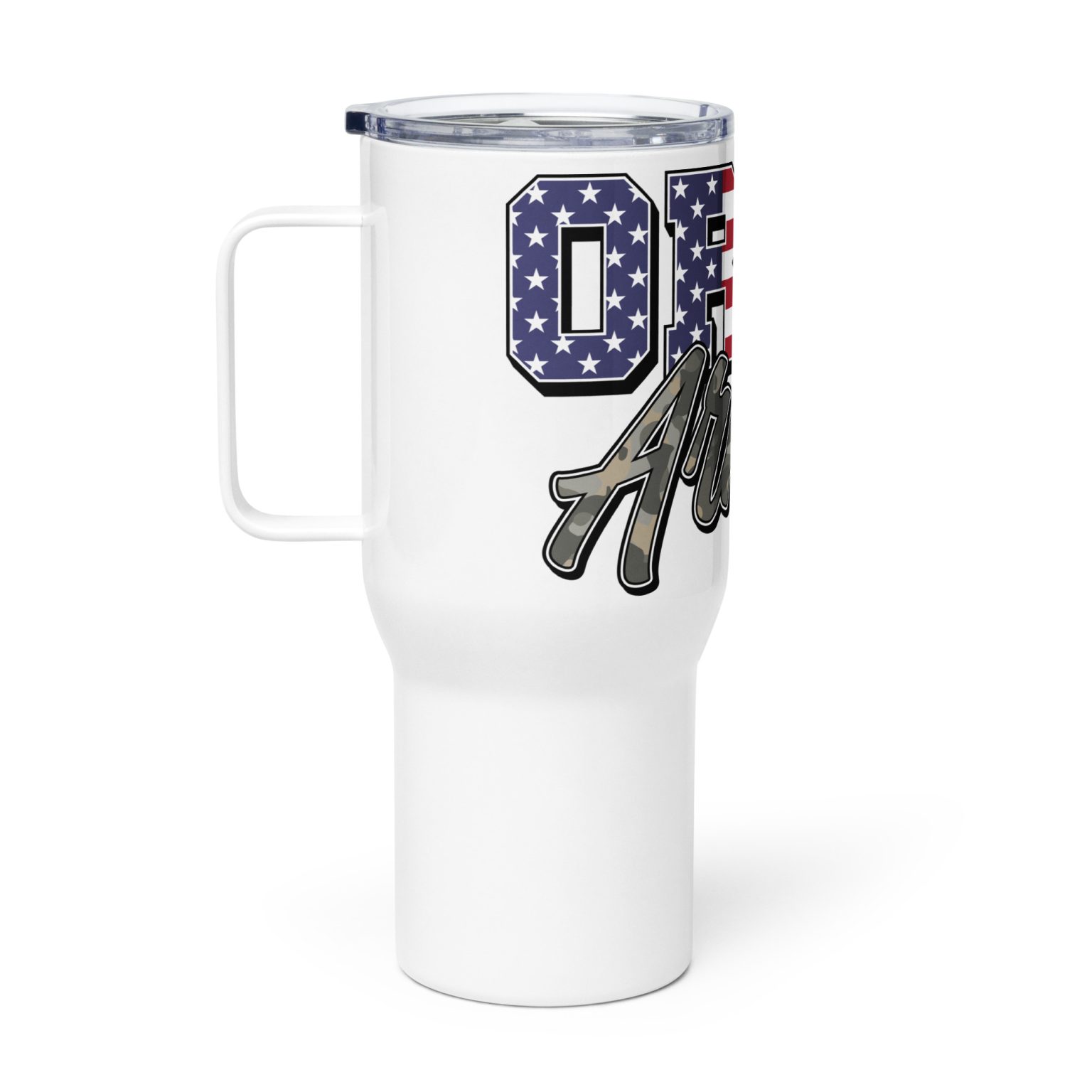 Oreo Army – Travel mug with a handle – TheOreoExpress.com